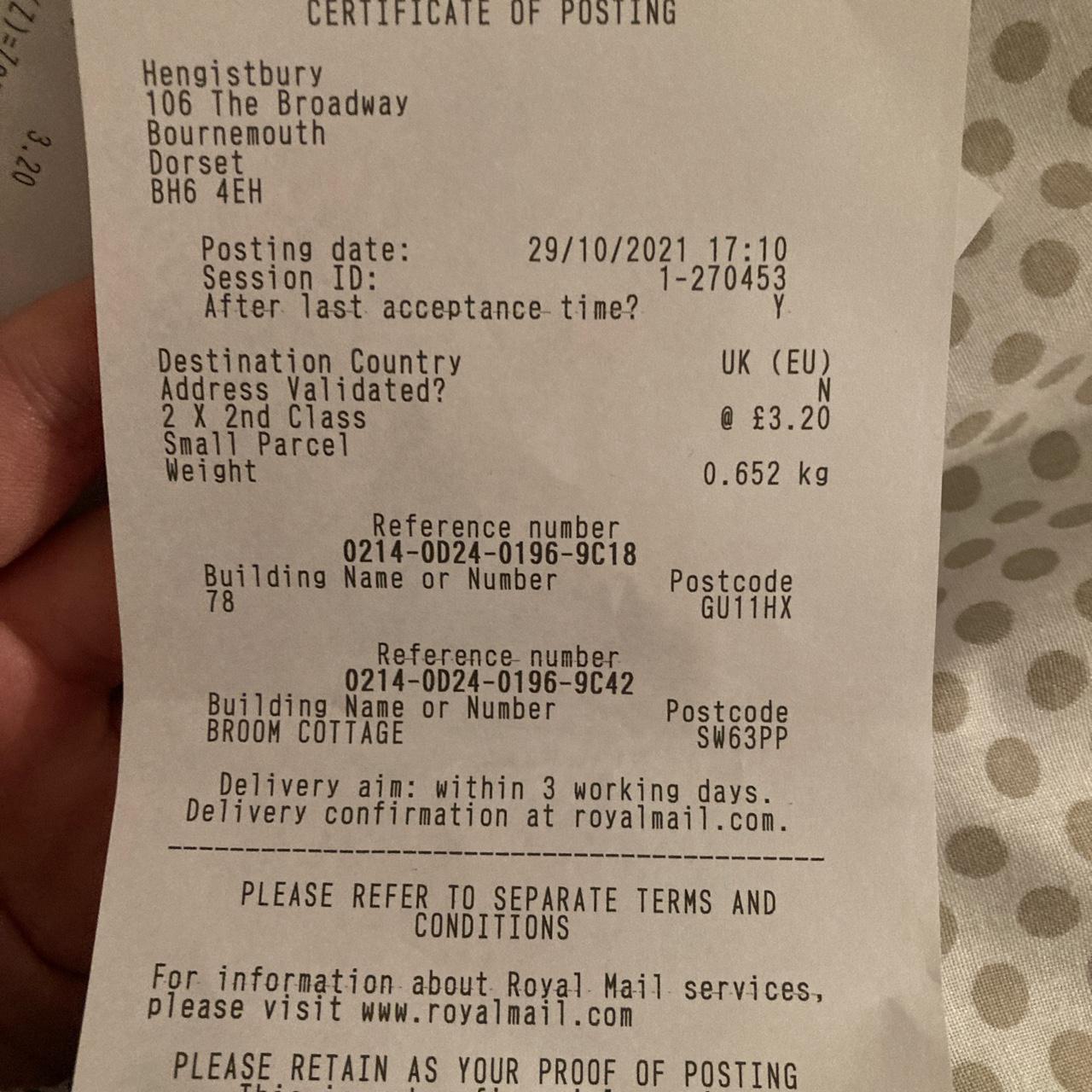 @amyyy_yy receipt x - Depop