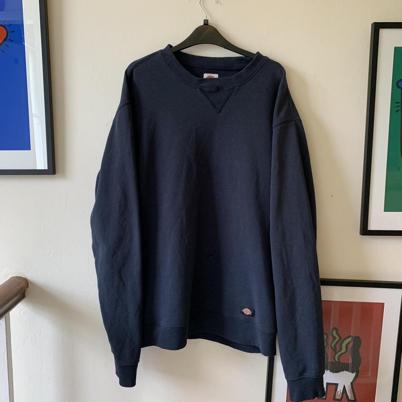 Navy Dickies Crew Neck Xl Material 50 Cotton 50 Depop