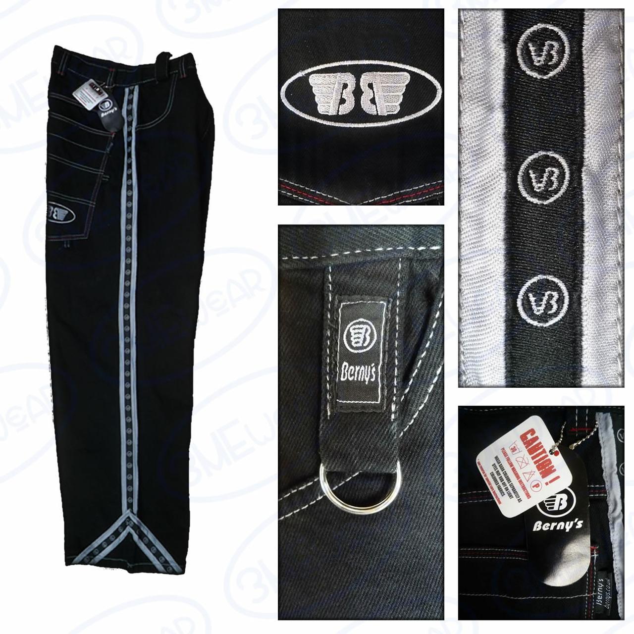 BERNY FLYING B BAGGY JEANS (Light blue W:22")... | Depop