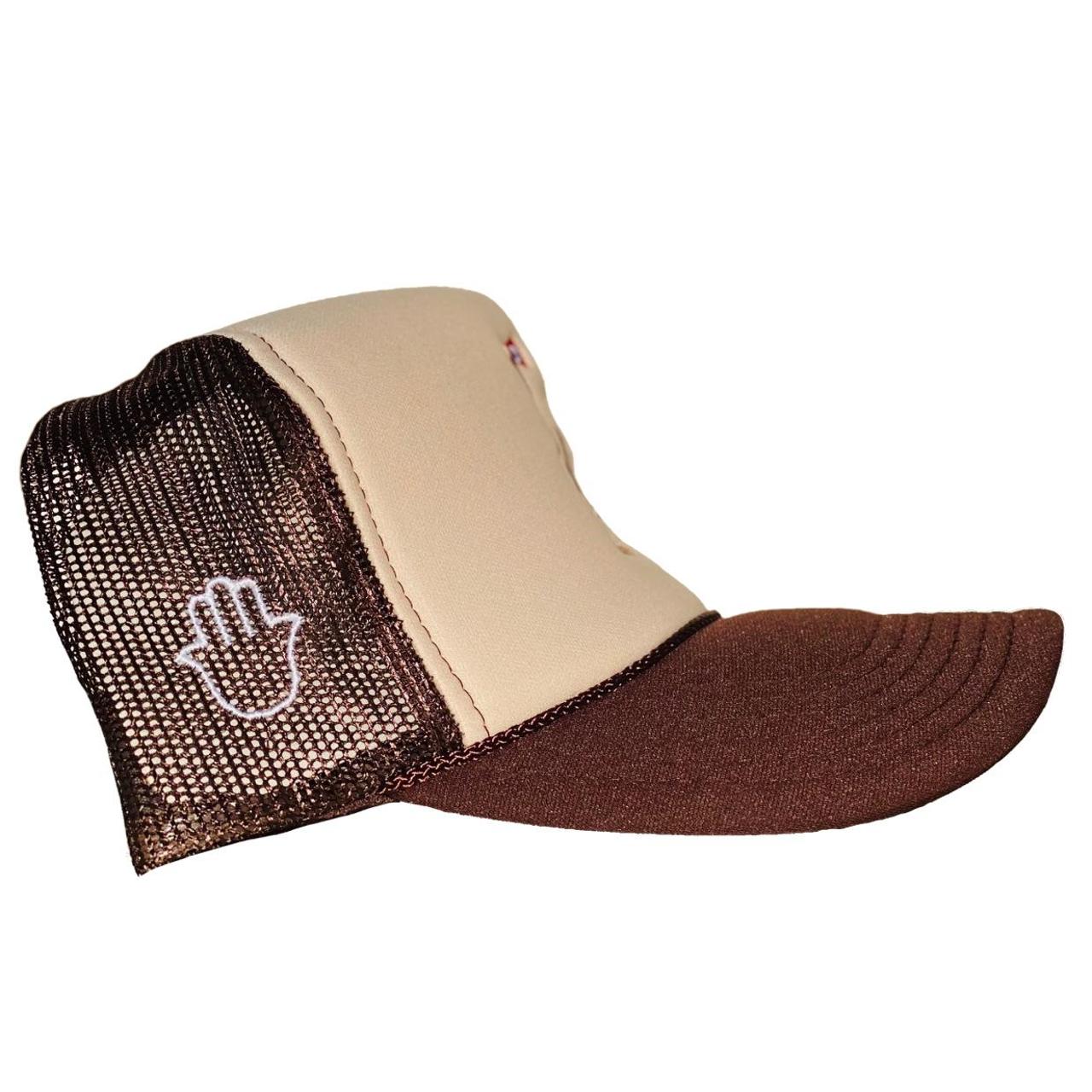 𝗟𝗔 𝗧𝗥𝗨𝗖𝗞𝗘𝗥 𝗛𝗔𝗧 ️ 🧸 OUR BROWNIE DODGERS TRUCKER HAT... | Depop