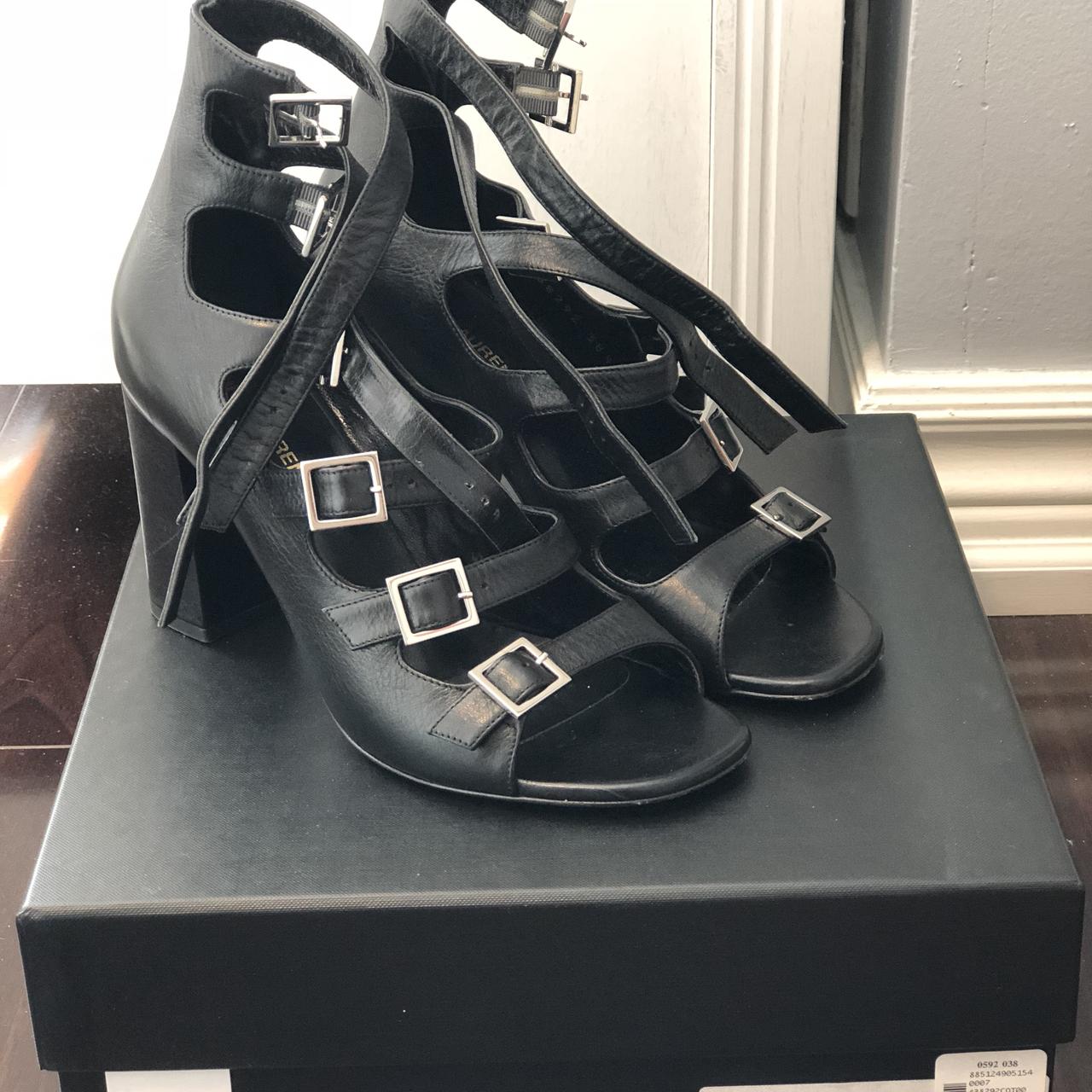 YSL heels Worn once Proof of purchase just over $900... - Depop