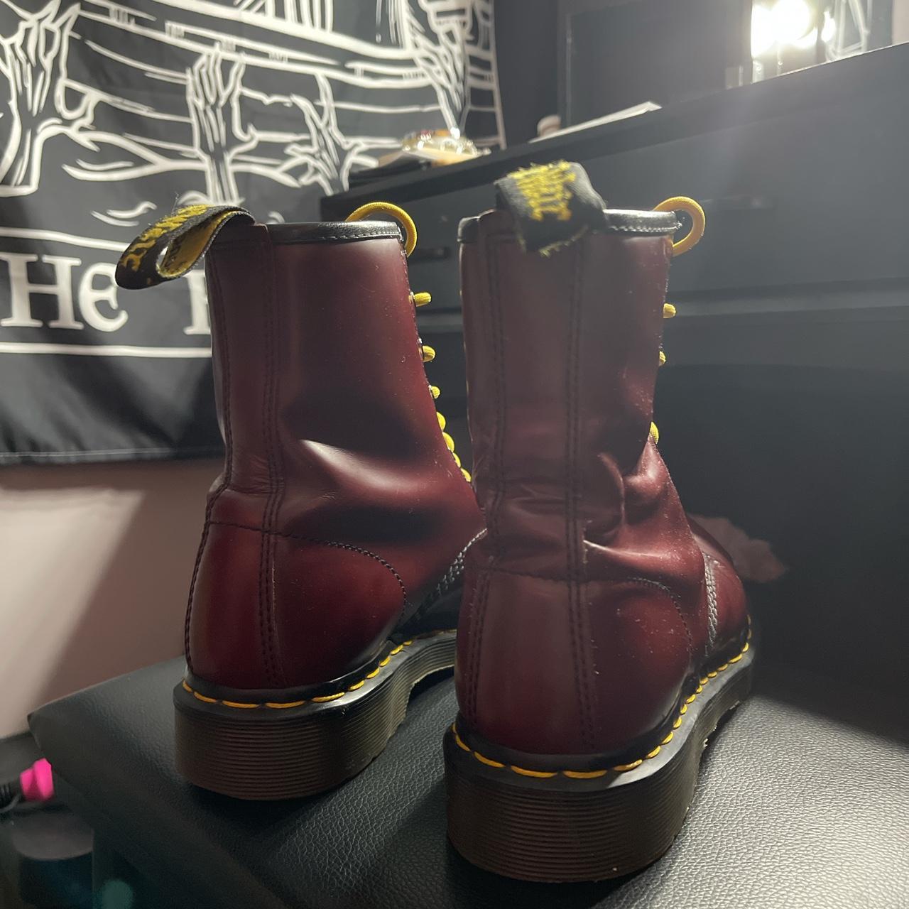 Doc Marten 1460 Cherry Red 🍒🏁🔥 - Sz W7 In excellent... - Depop