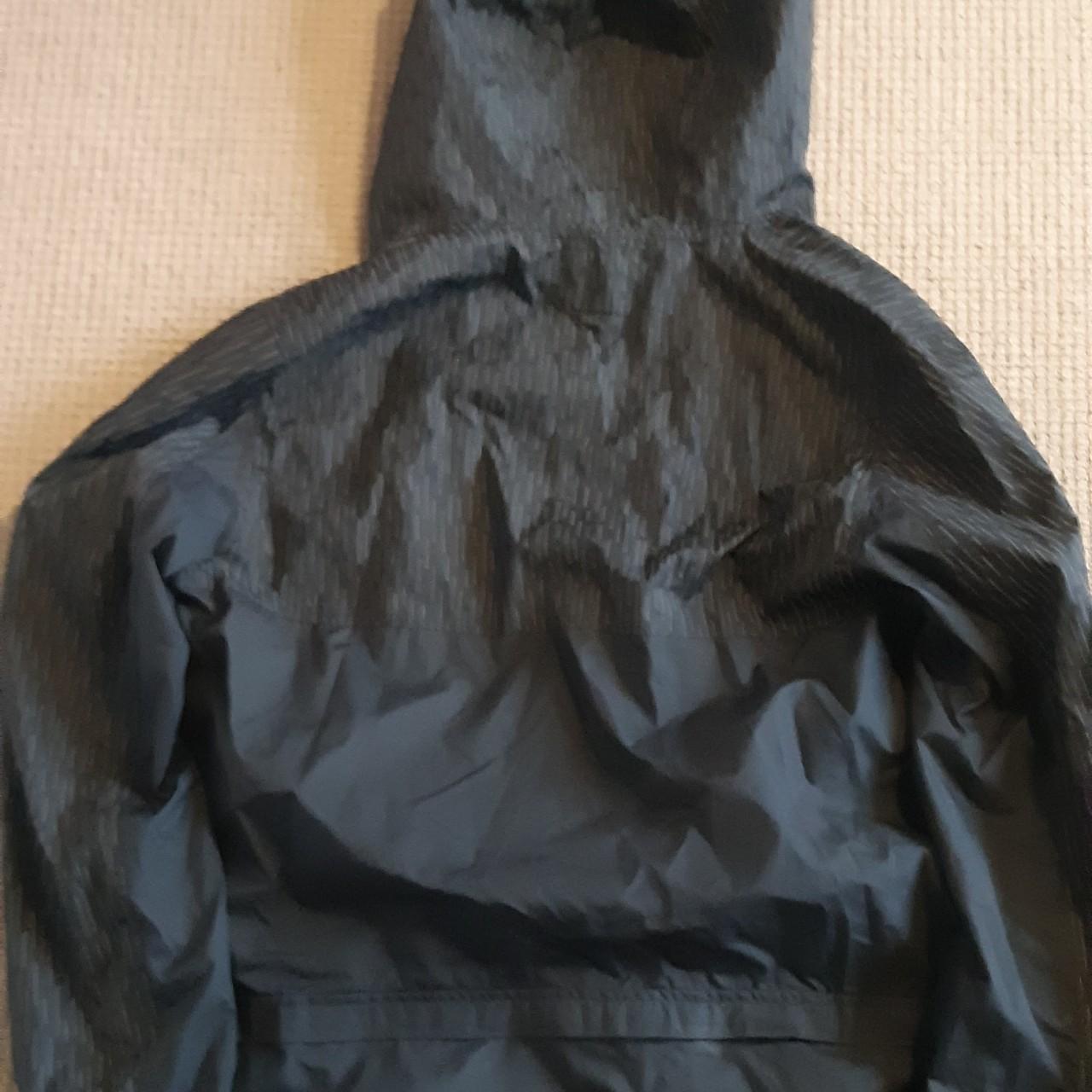 Converse rain jacket- light jacket in black with... - Depop