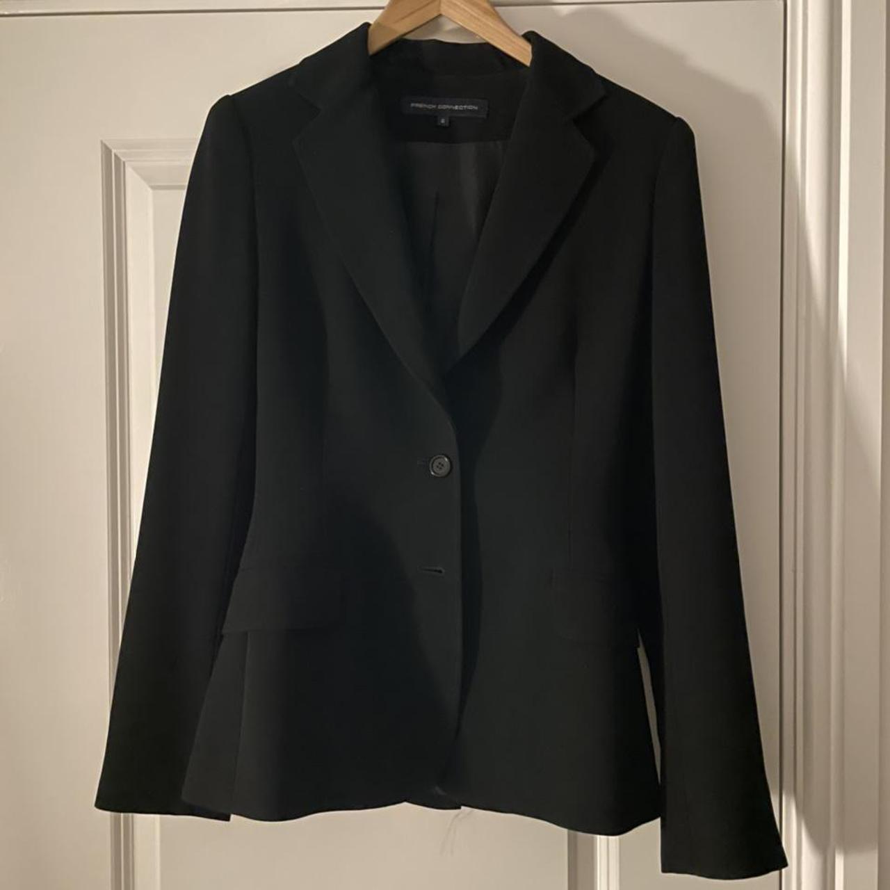 French Connection Women's Black Jacket | Depop