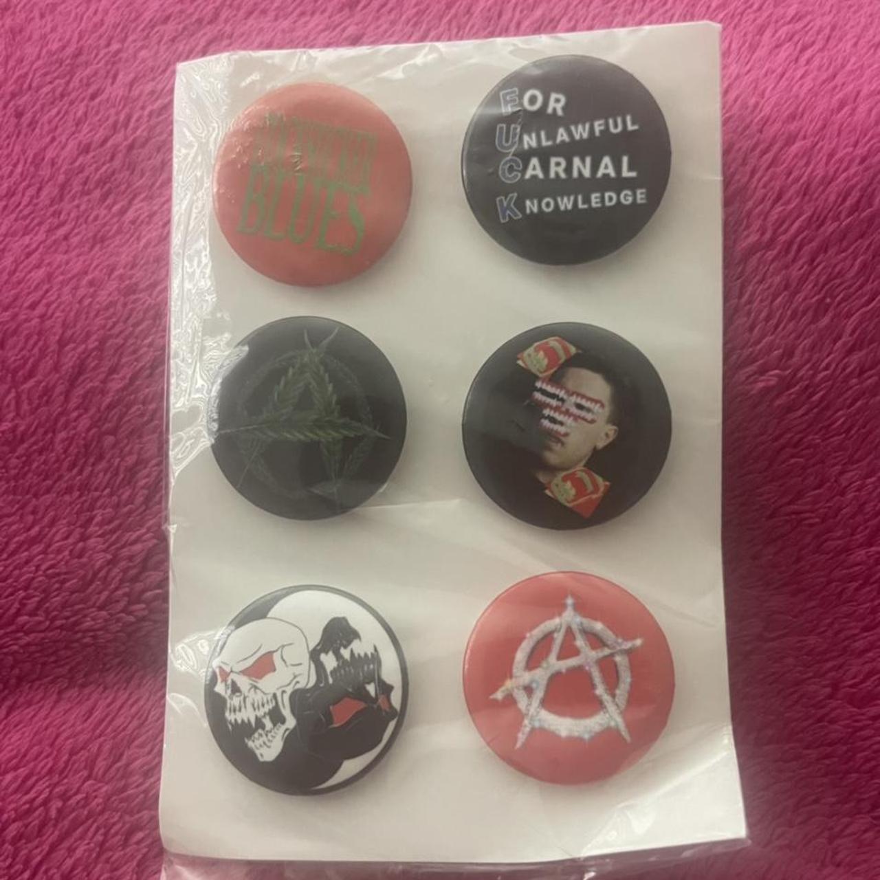Playboi Carti pop-up pins (6) Brand new in its... - Depop