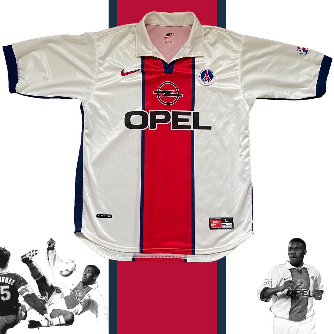 Paris Saint-Germain 1997/98 Home Football Shirt in... - Depop