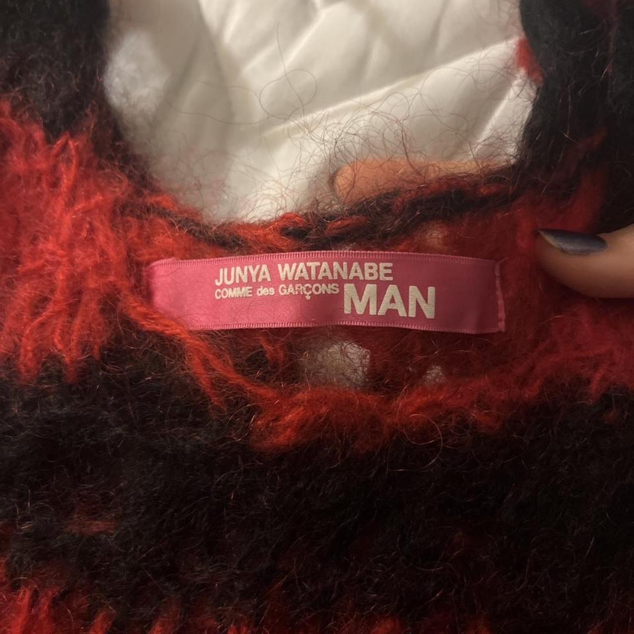 Junya Watanabe Women's Red and Black Top | Depop