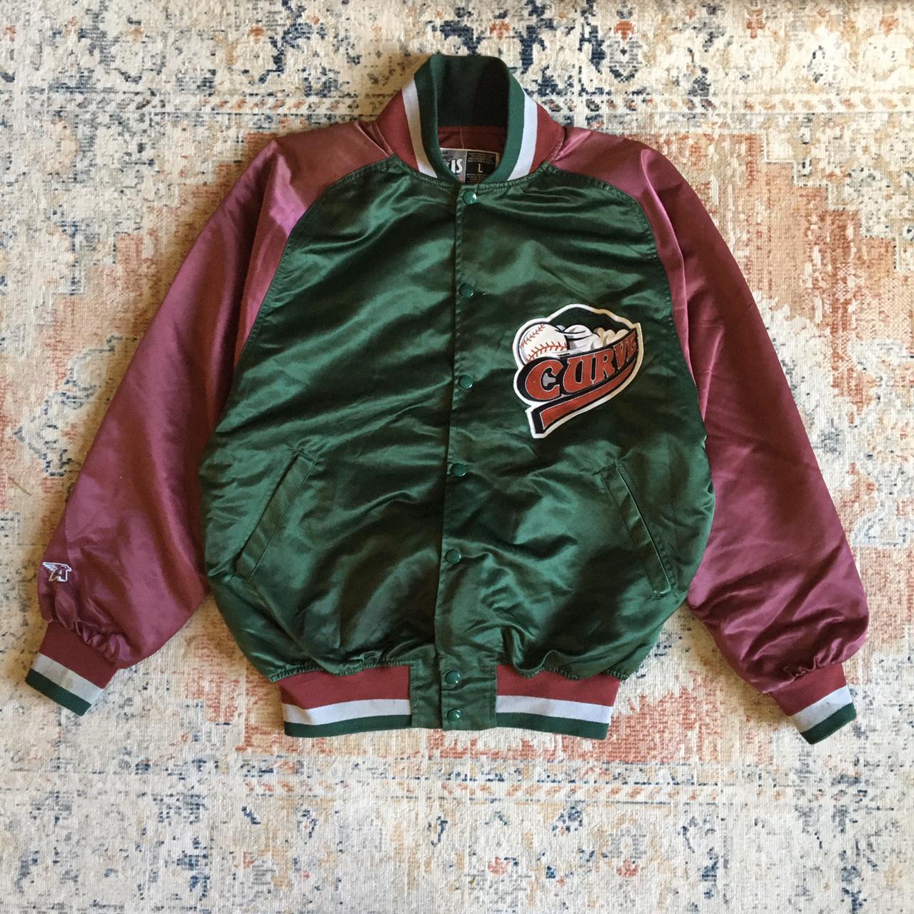 Vintage varsity jacket 90s American college... - Depop