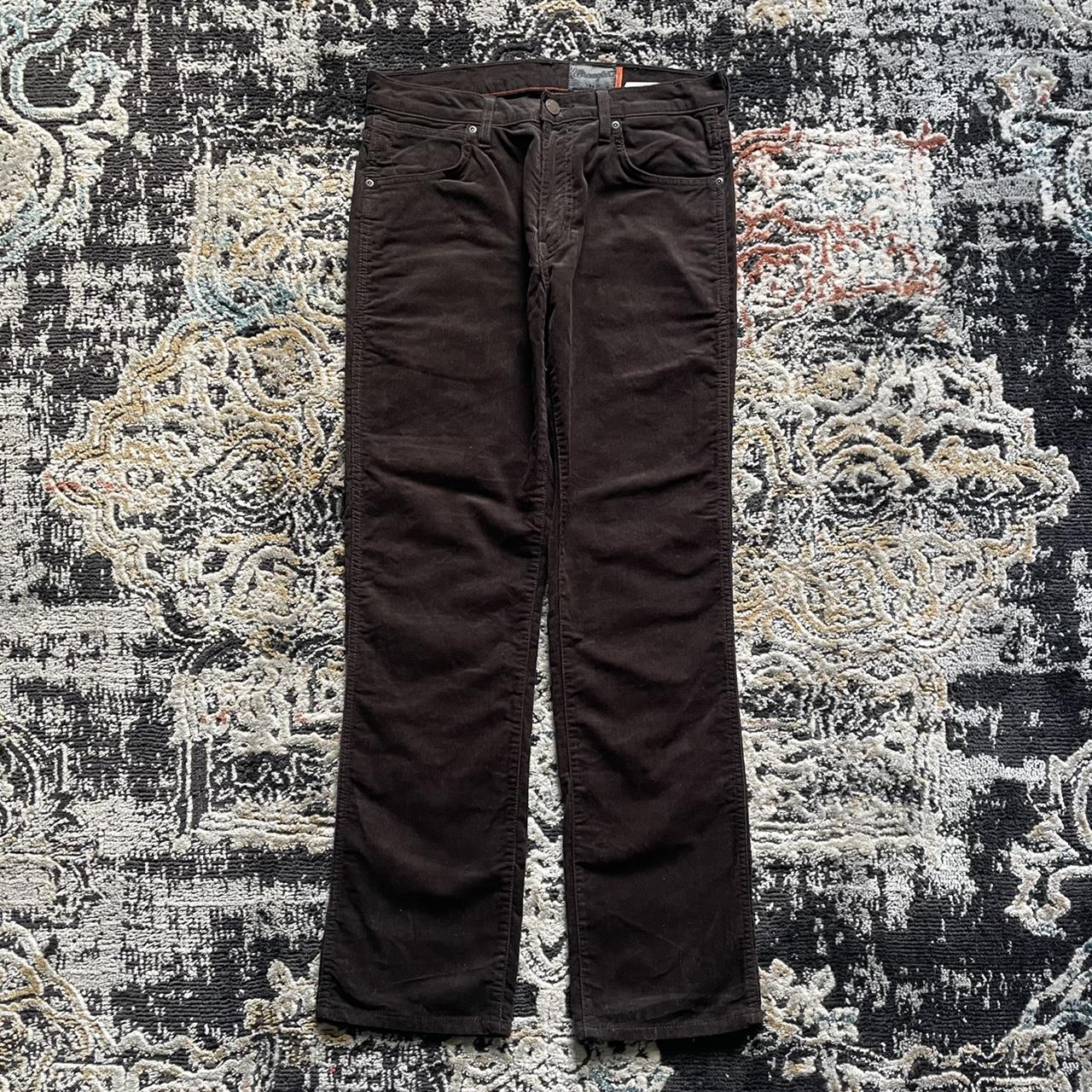 Cord pants Vintage wrangler corduroy trousers in a... - Depop
