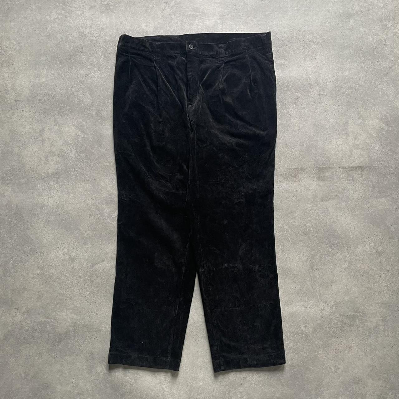 Unbranded Men's Black and Grey Trousers | Depop