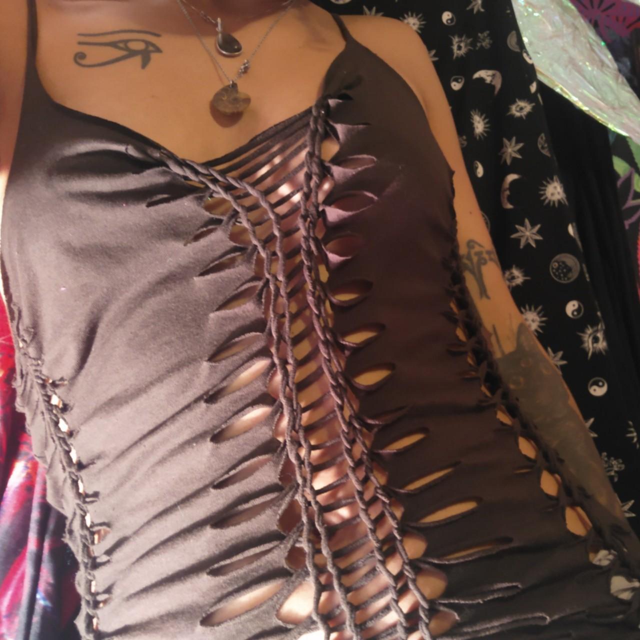 Woodland pixie fae's weaved tank top This top would... - Depop