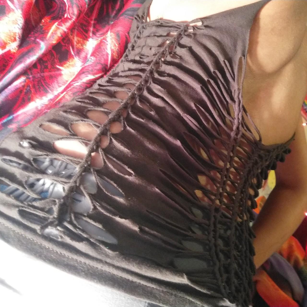 Woodland pixie fae's weaved tank top This top would... - Depop