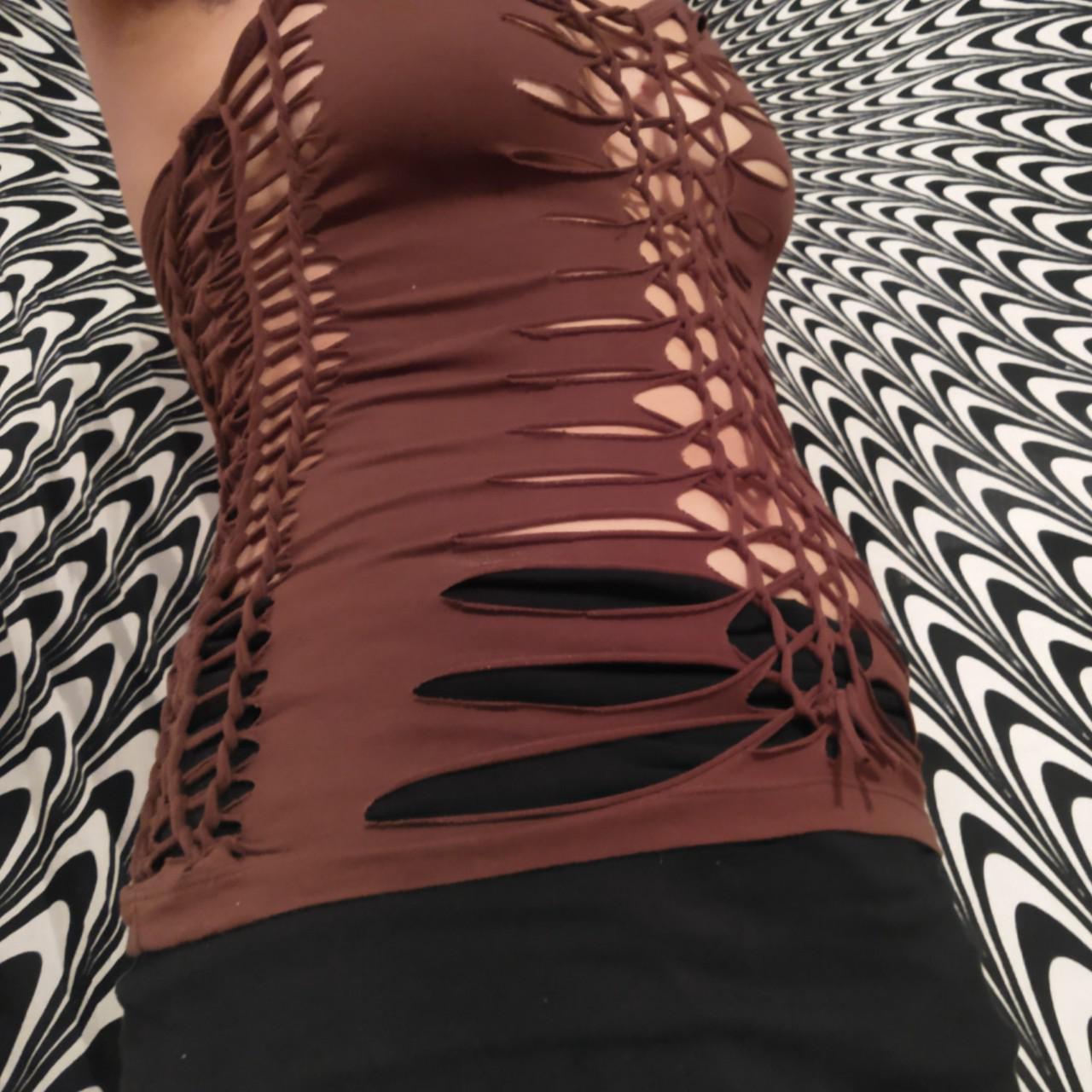 Woodland Fairy Jedi weaved tank top Made with love... - Depop