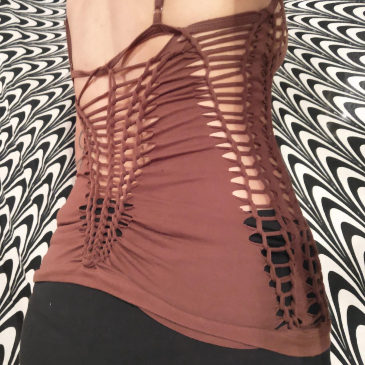 Woodland Fairy Jedi weaved tank top Made with love... - Depop