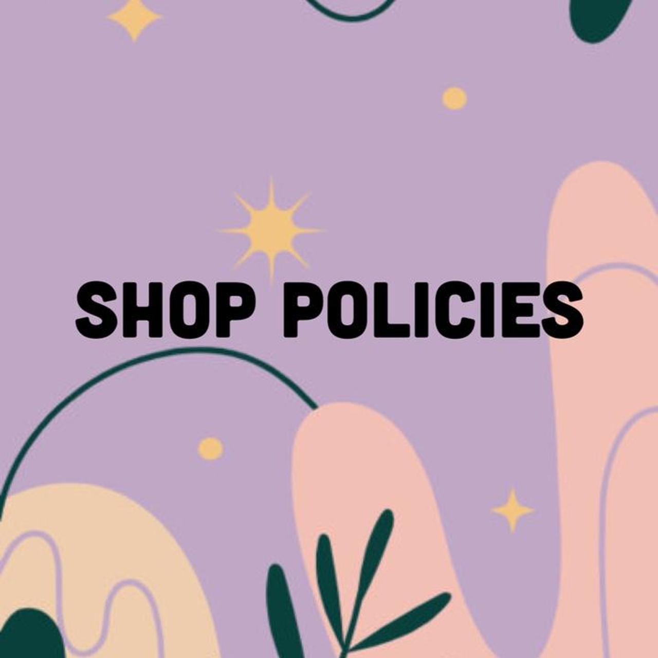 Brand new updated shop policies and about me! I... - Depop