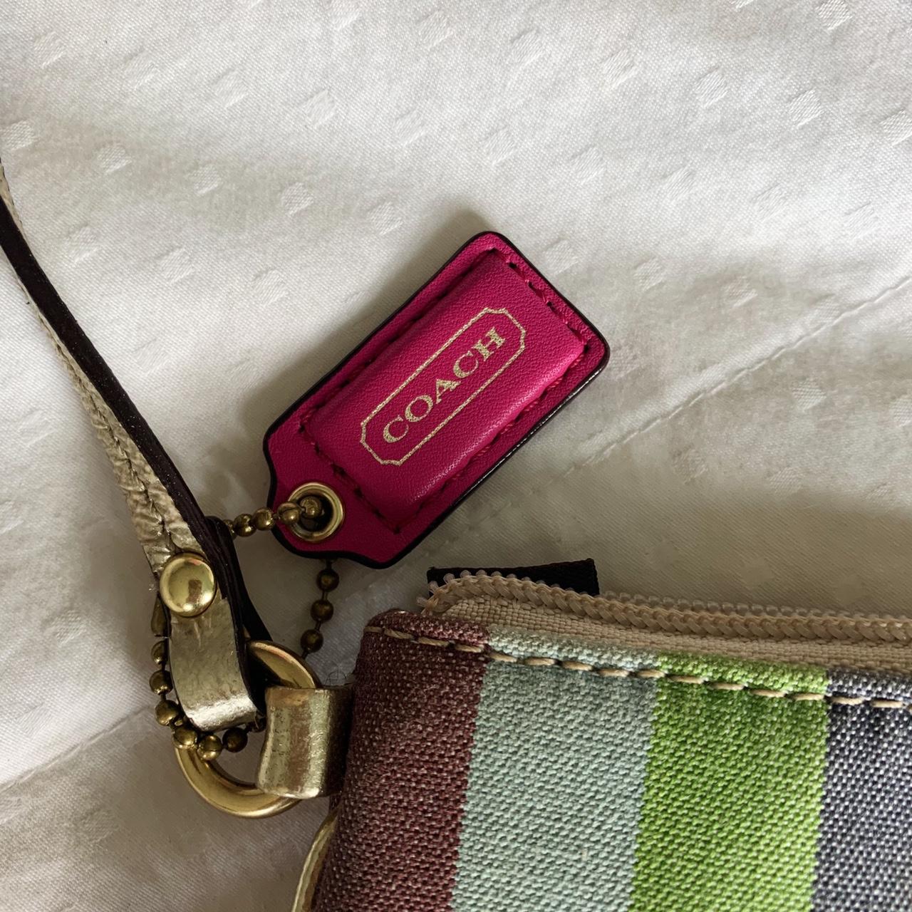 COACH - multi-colored mini purse clutch - great... - Depop