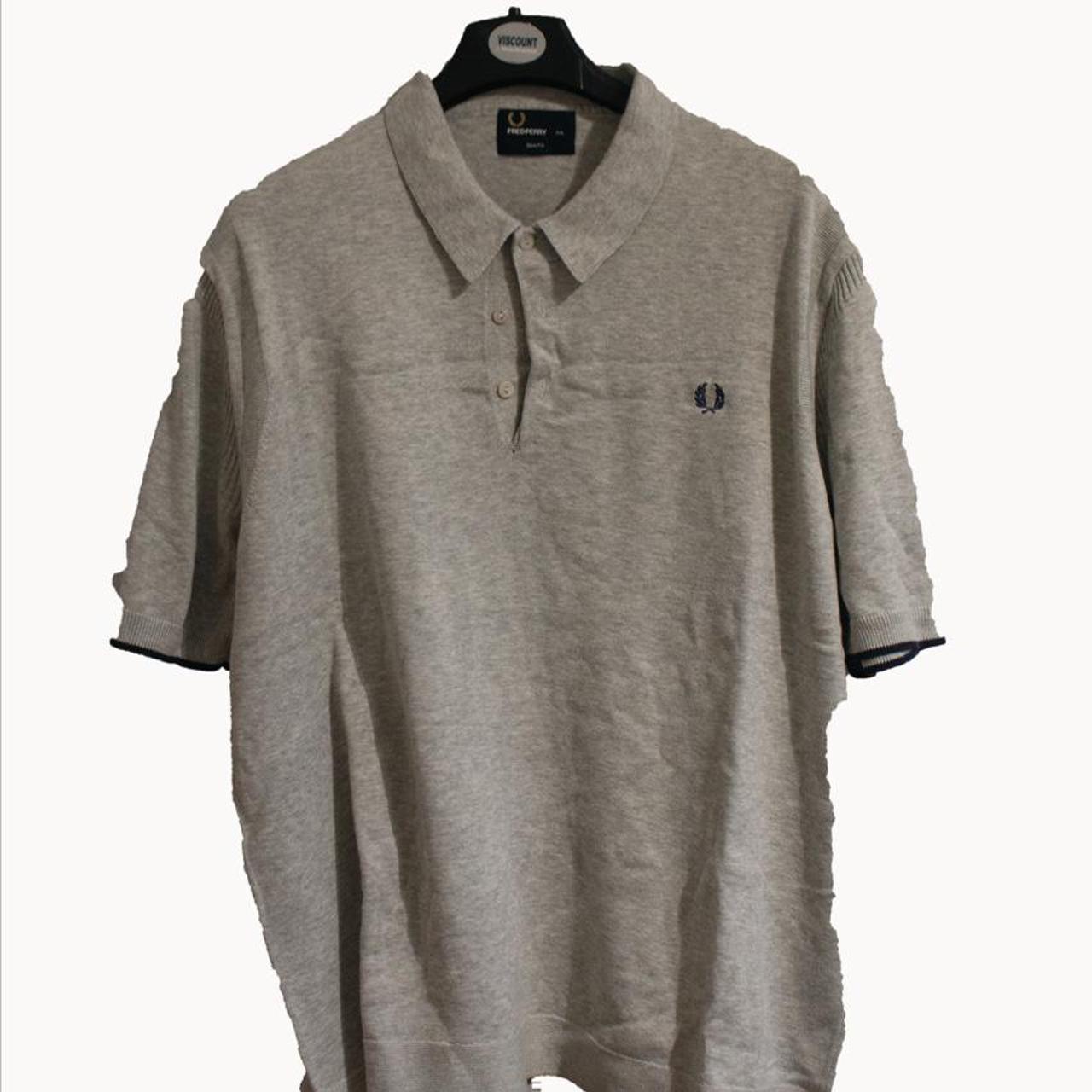 Grey Fred Perry polo - Depop