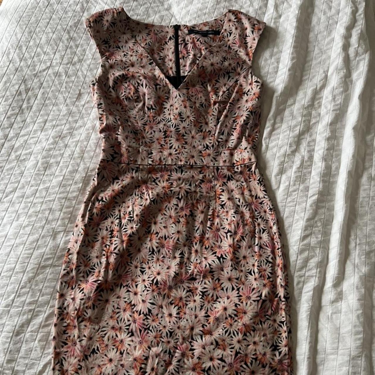 French Connection Daisy Floral Dress Size 8 UK rrp... - Depop