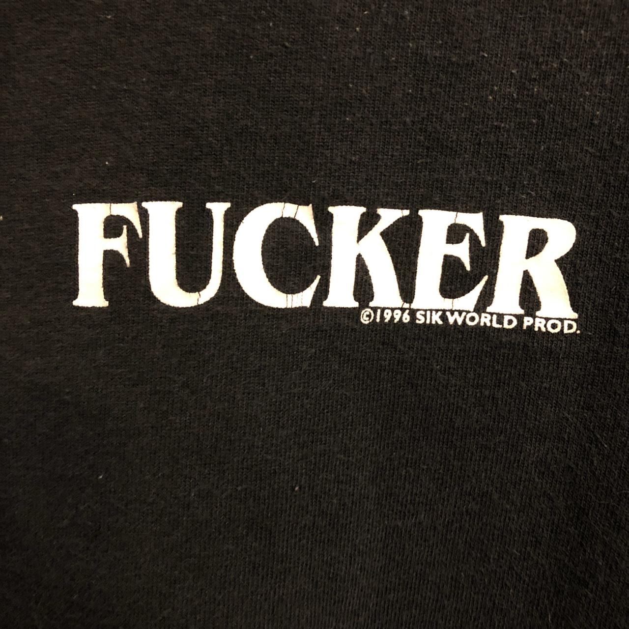 Vintage RARE Sik World FUCKER Long sleeve... | Depop