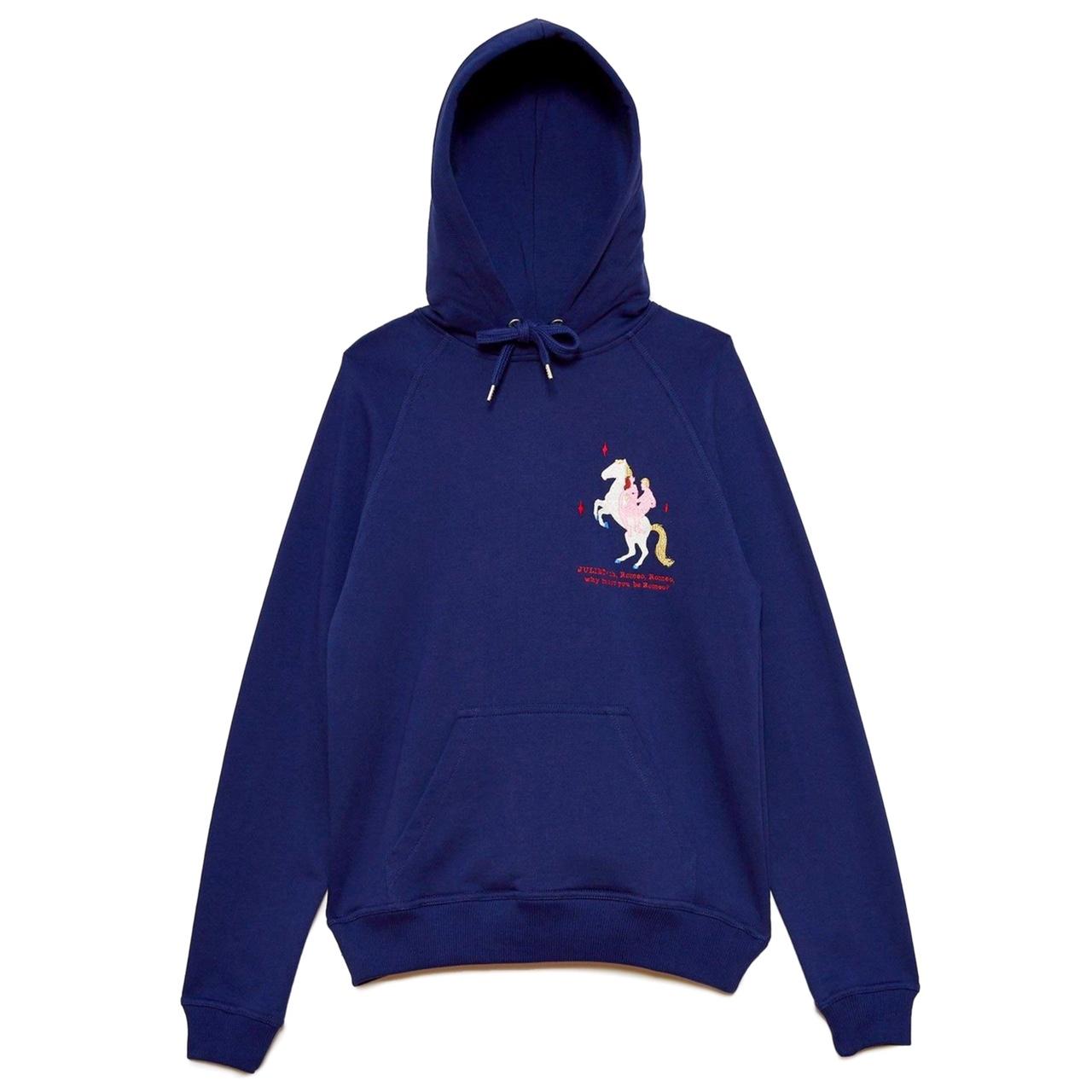 Opening Ceremony Womens Blue And Navy Hoodie Depop