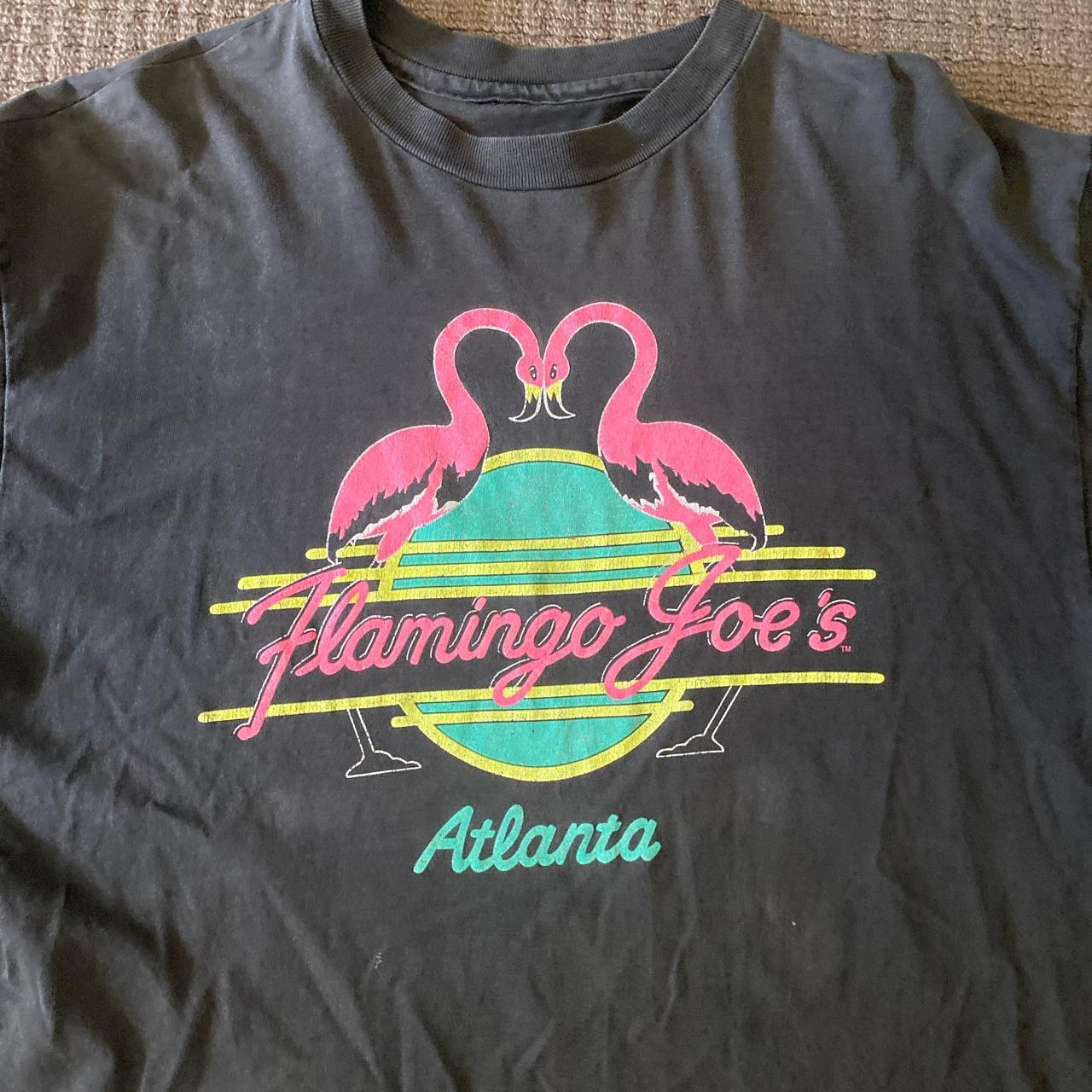 vintage flamingo joes t shirt size xl single... - Depop