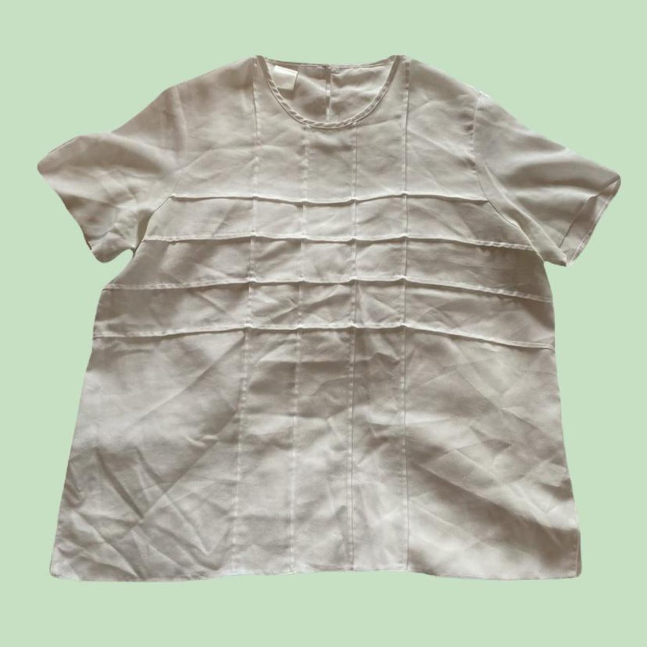 Women's White Blouse | Depop