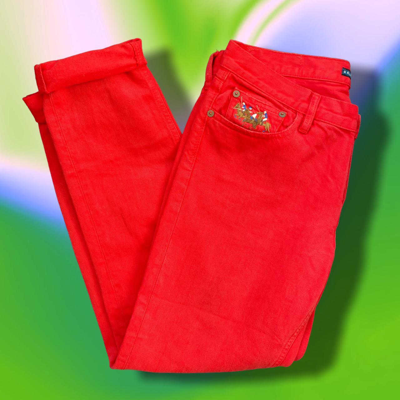 INSANE find! SUPER RARE 90s vintage bright scarlet... - Depop