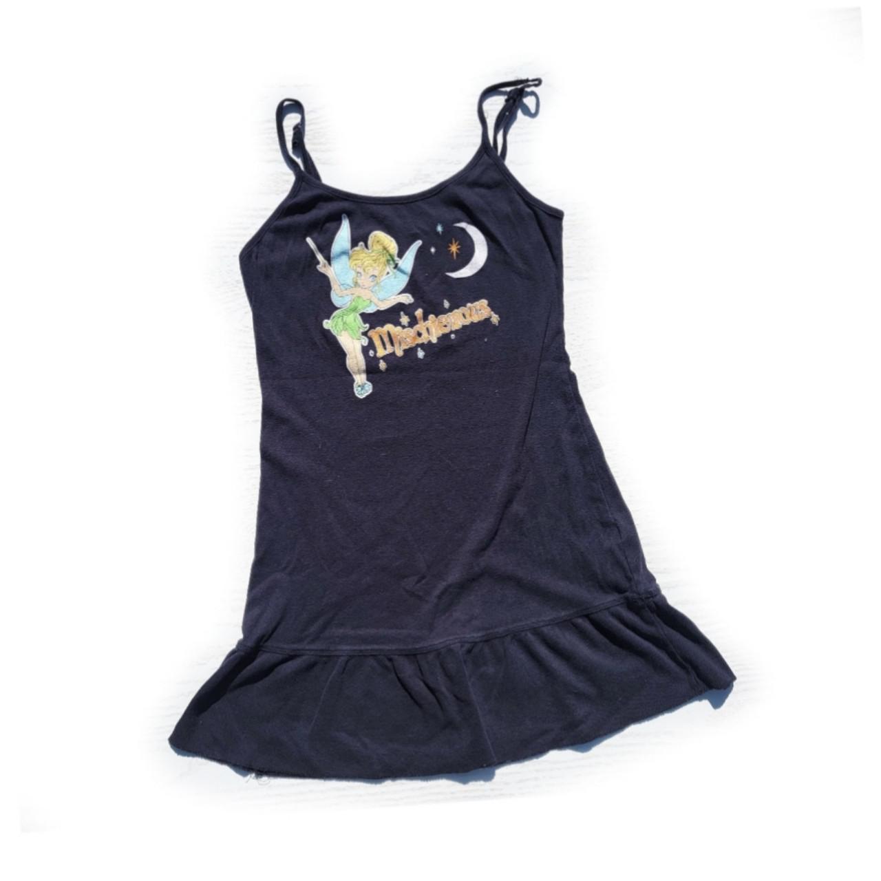 Mischievous Tinkerbell Dress Black minidress with... - Depop