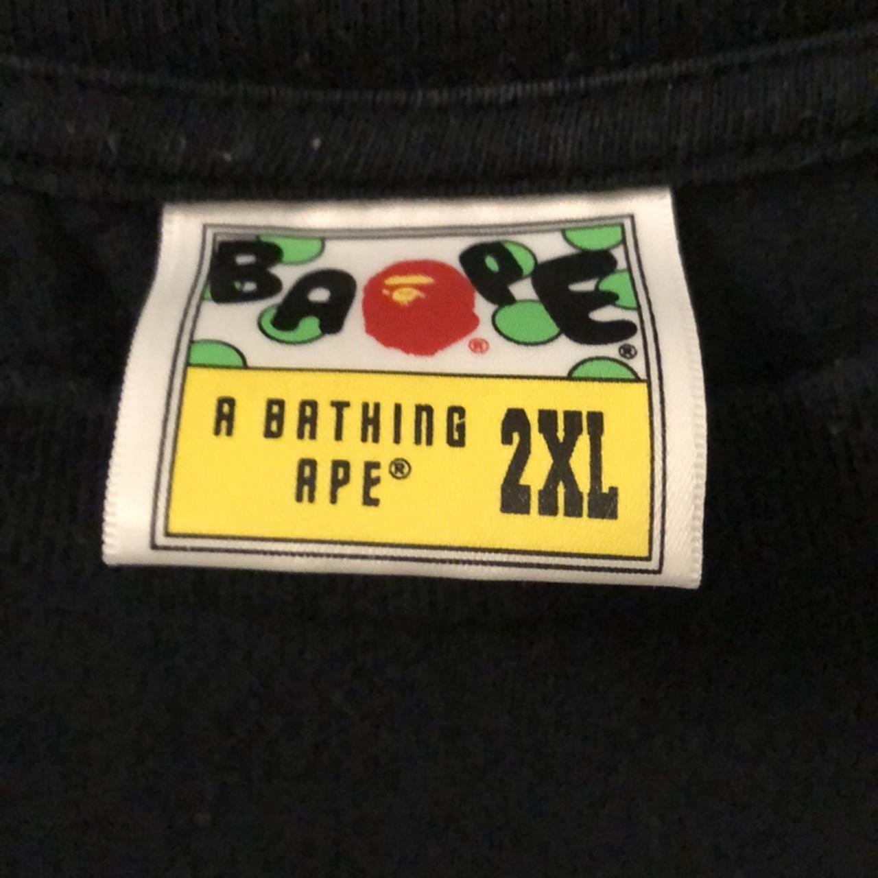 BAPE Tee shirt with Japanese writing #bape #hype - Depop