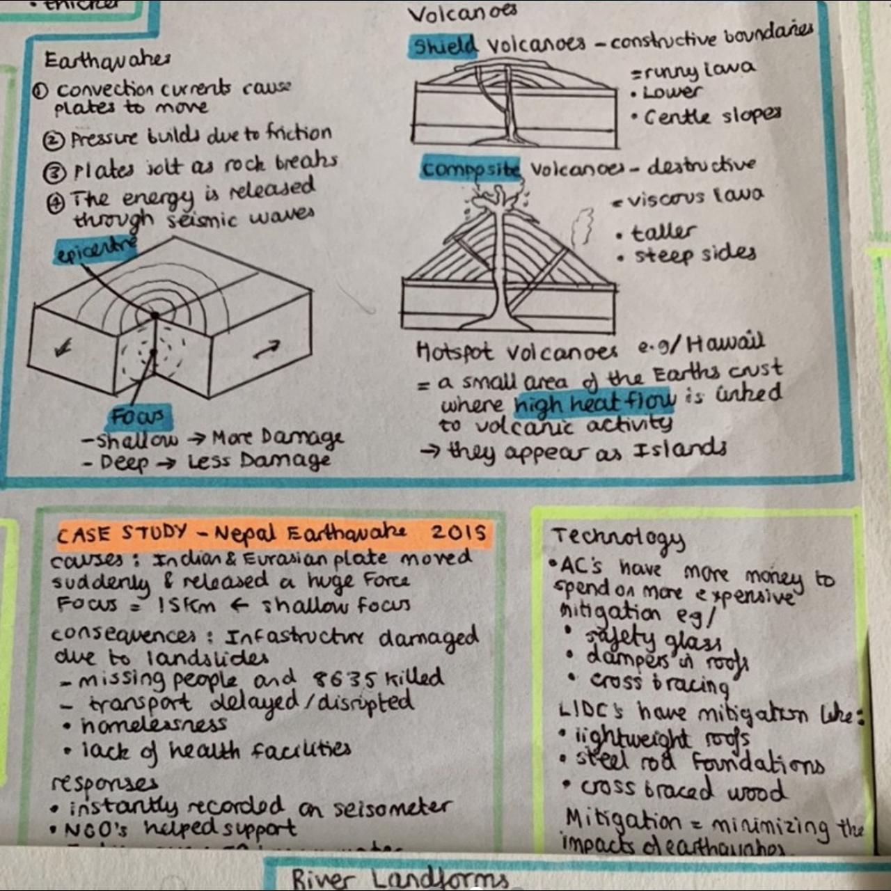 GCSE geography notes grade 9 OCR B board Covers... - Depop