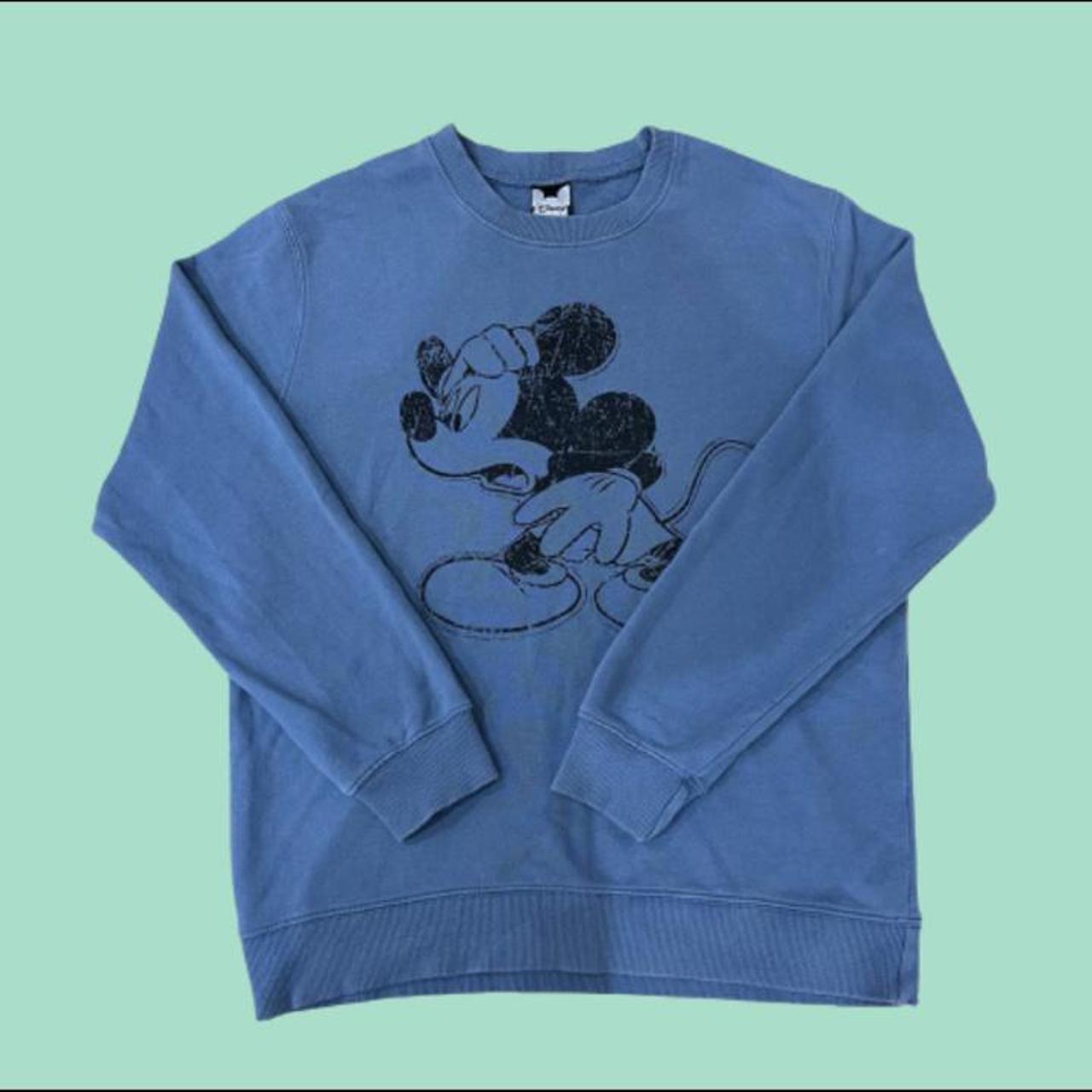Disney ‘Mickey Mouse’ printed vintage jumper Size -... - Depop