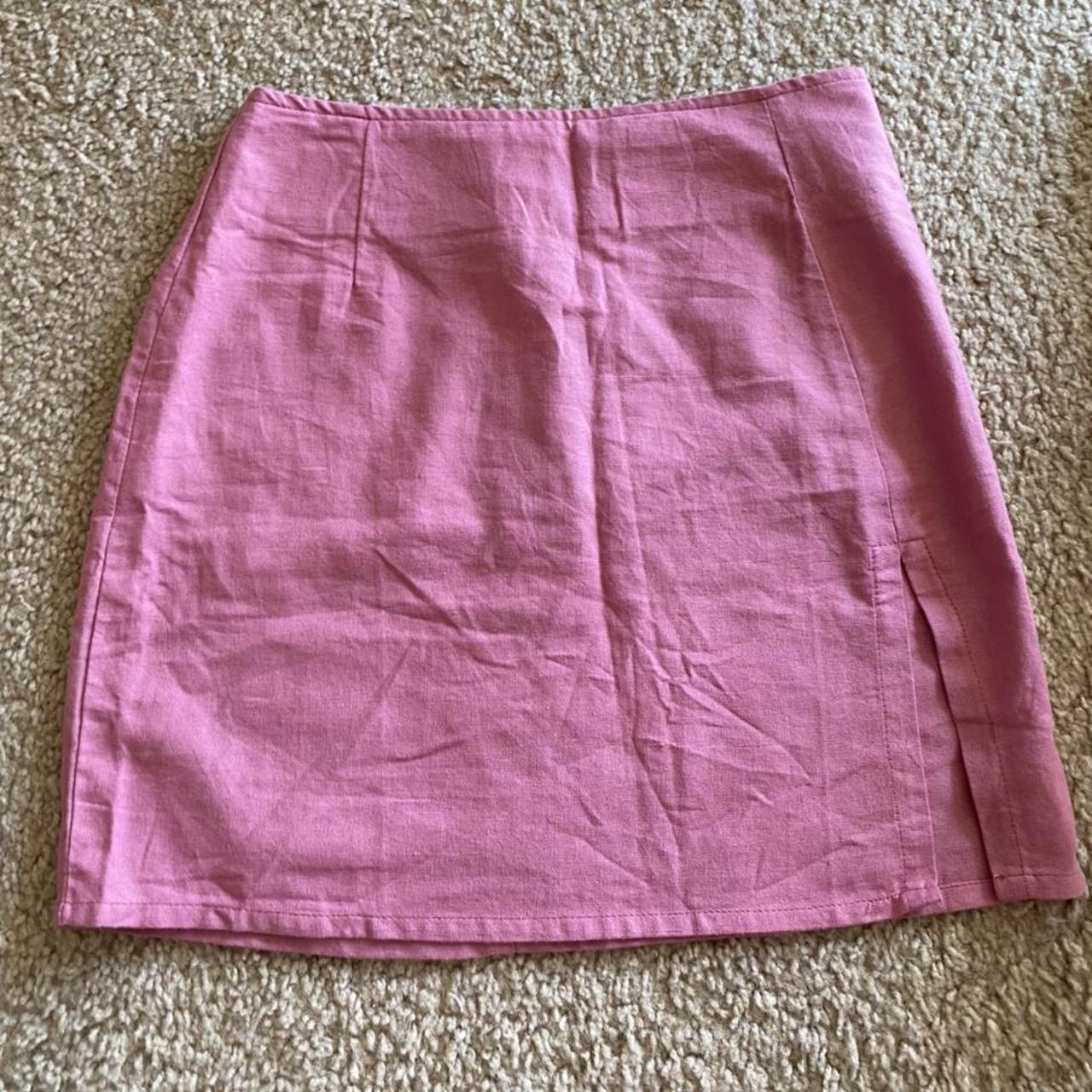 Motel Pink Mini Skirt Says Xxs But Fits More Like Depop