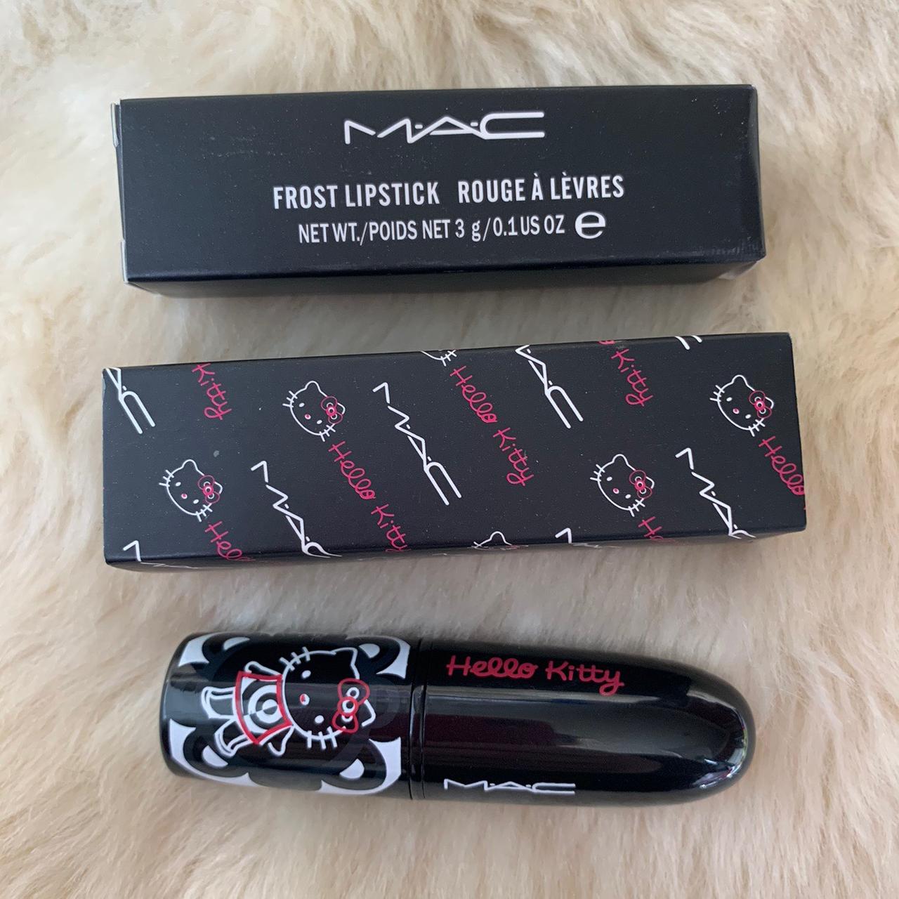Mac hello kitty edition lipstick in riveting rose -... - Depop