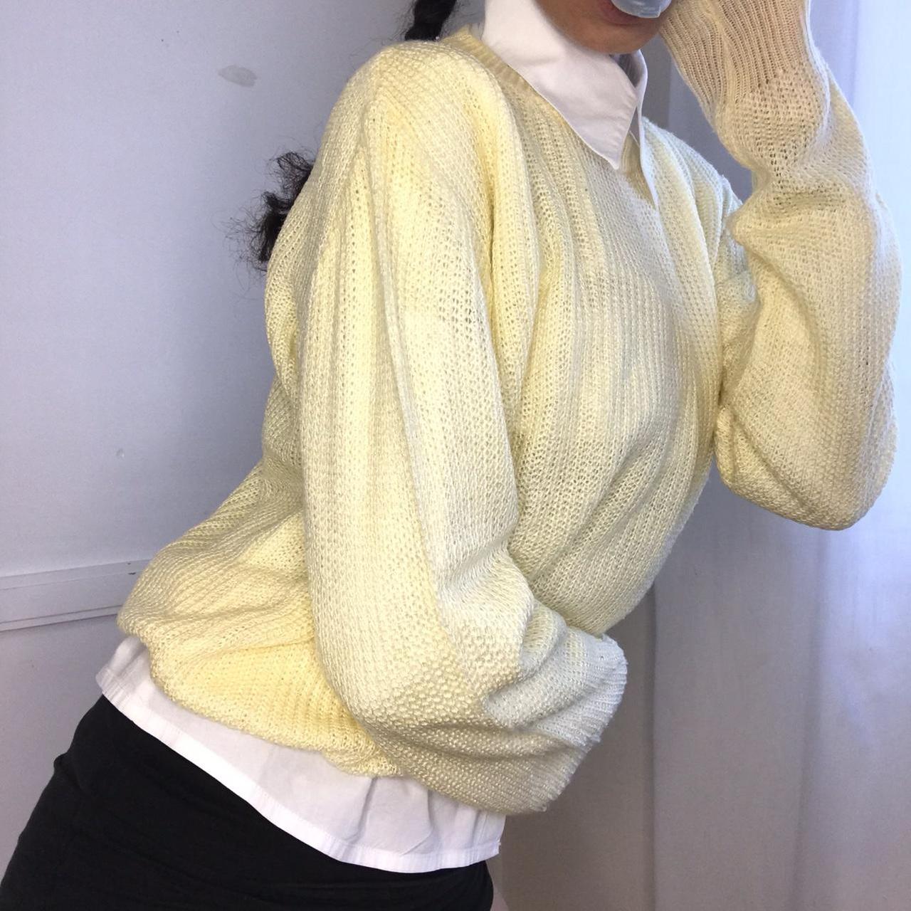 Women's Yellow Jumper | Depop