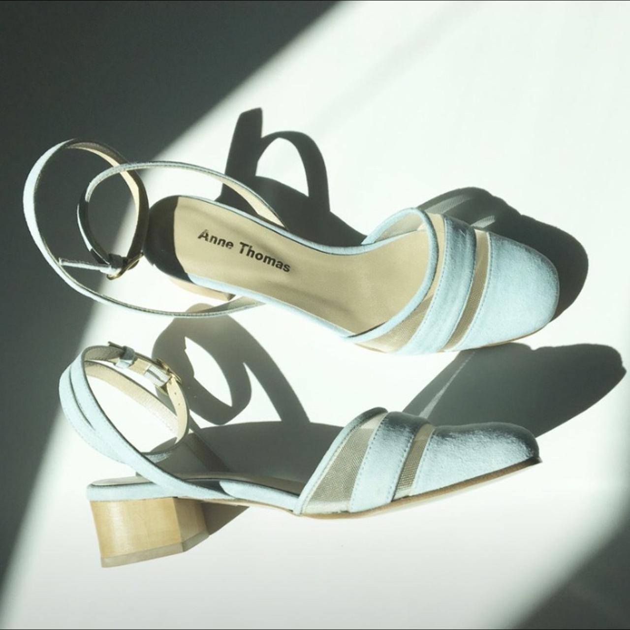 Anne Thomas Cherubino Babylone suede heels. retail:... - Depop