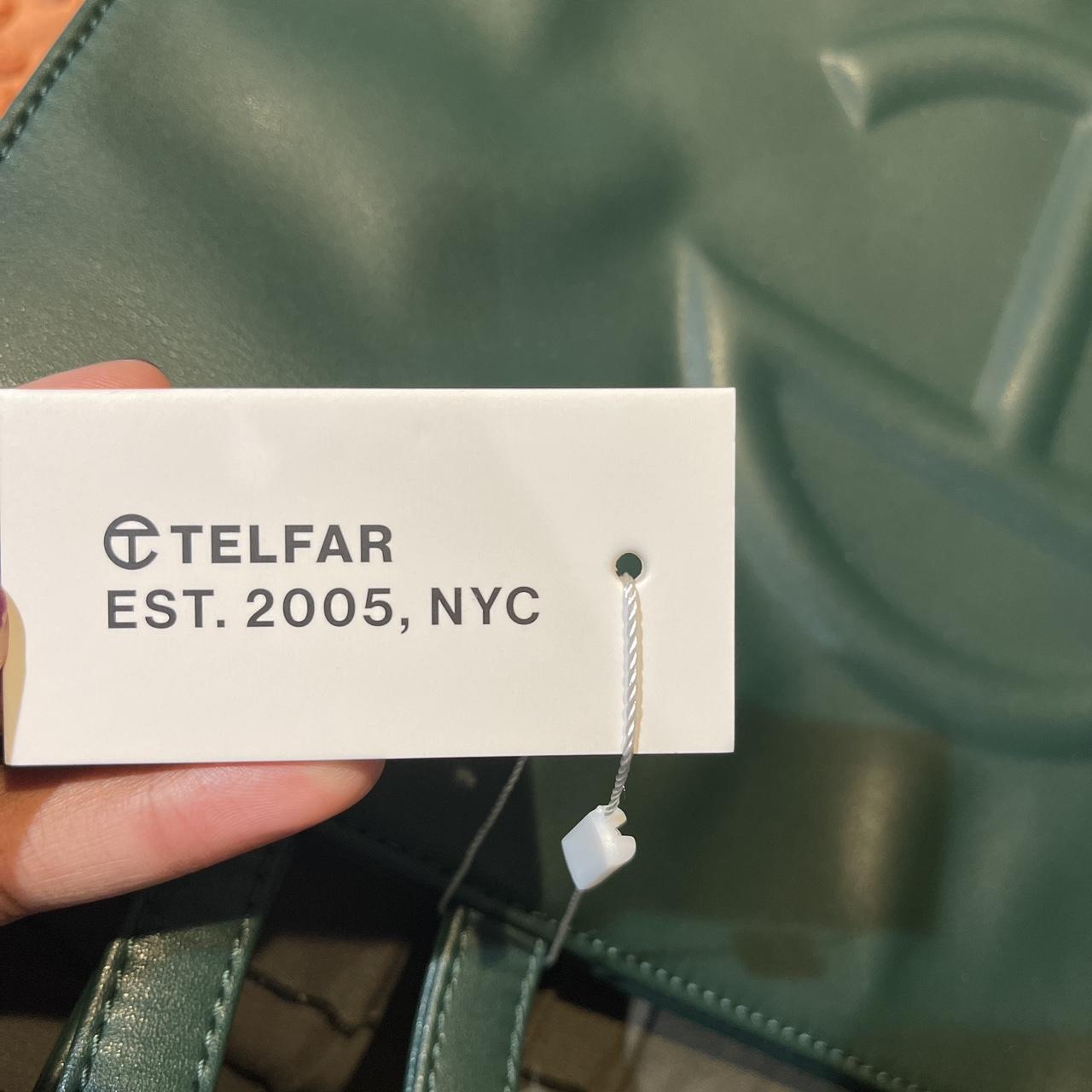 Green Telfar medium shopping bag. Never used.... - Depop