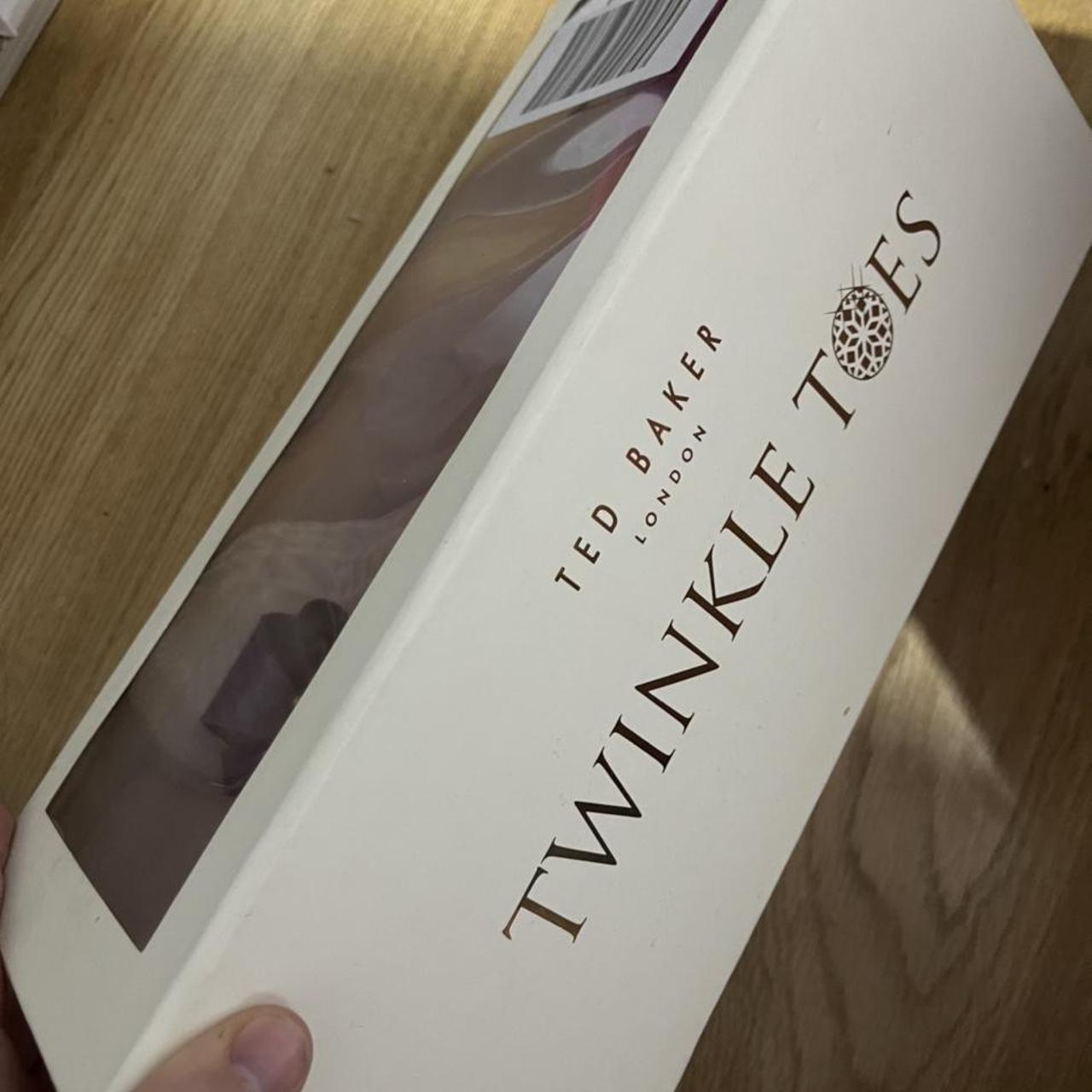 UK 5 ted baker twinkle toes pump slip on shoes pink... - Depop