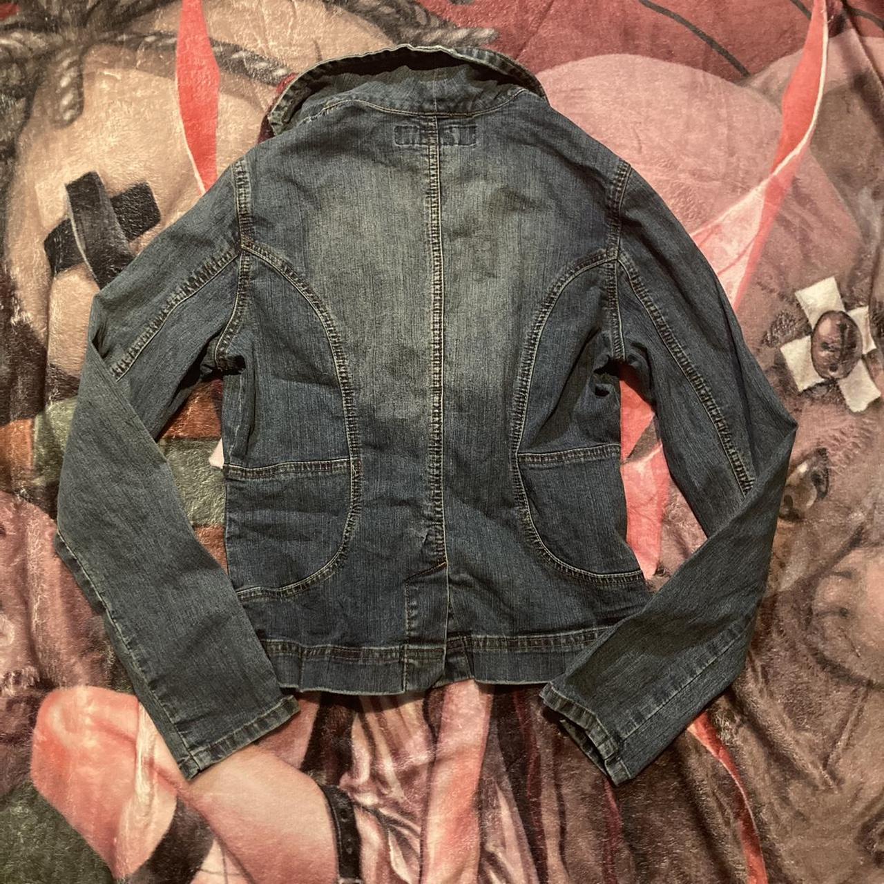 DETAILS: YMI vintage denim blazer SIZE AND FIT:... - Depop