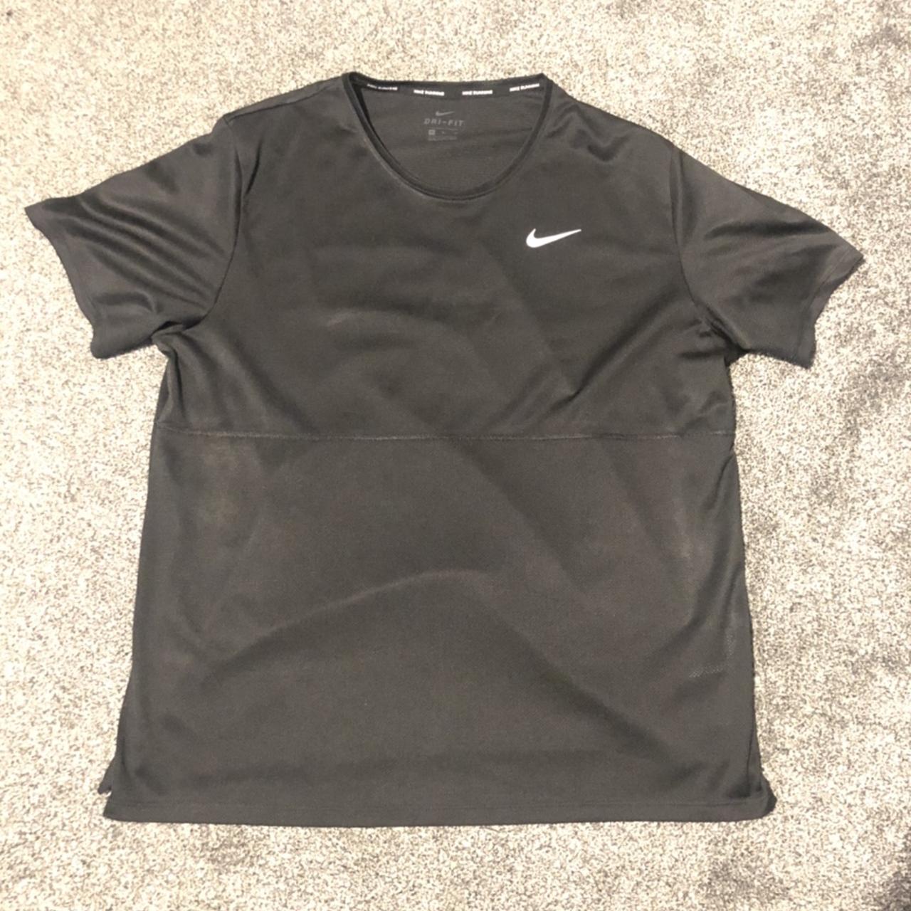 Nike dri-fit black tshirt men’s -only worn once and... - Depop