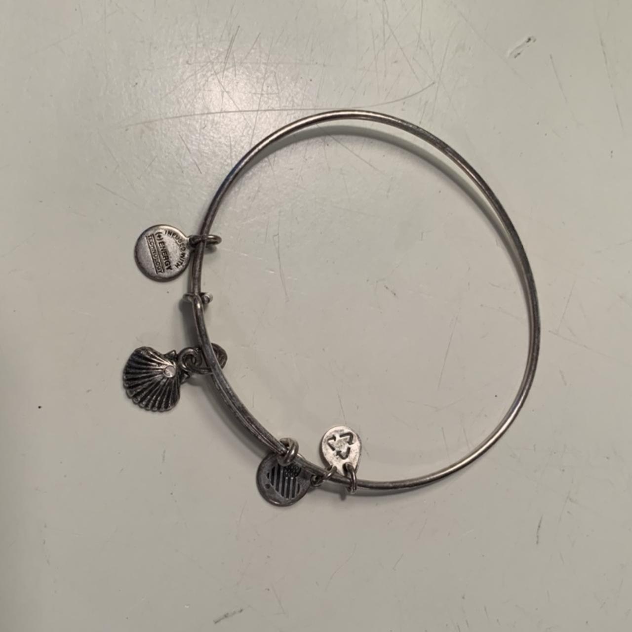 Seashell silver Pandora bracelet Slight tarnish but... - Depop
