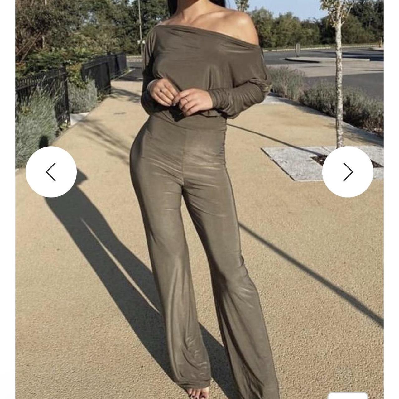 Rene K couture lounge set Olive colour slightly... - Depop