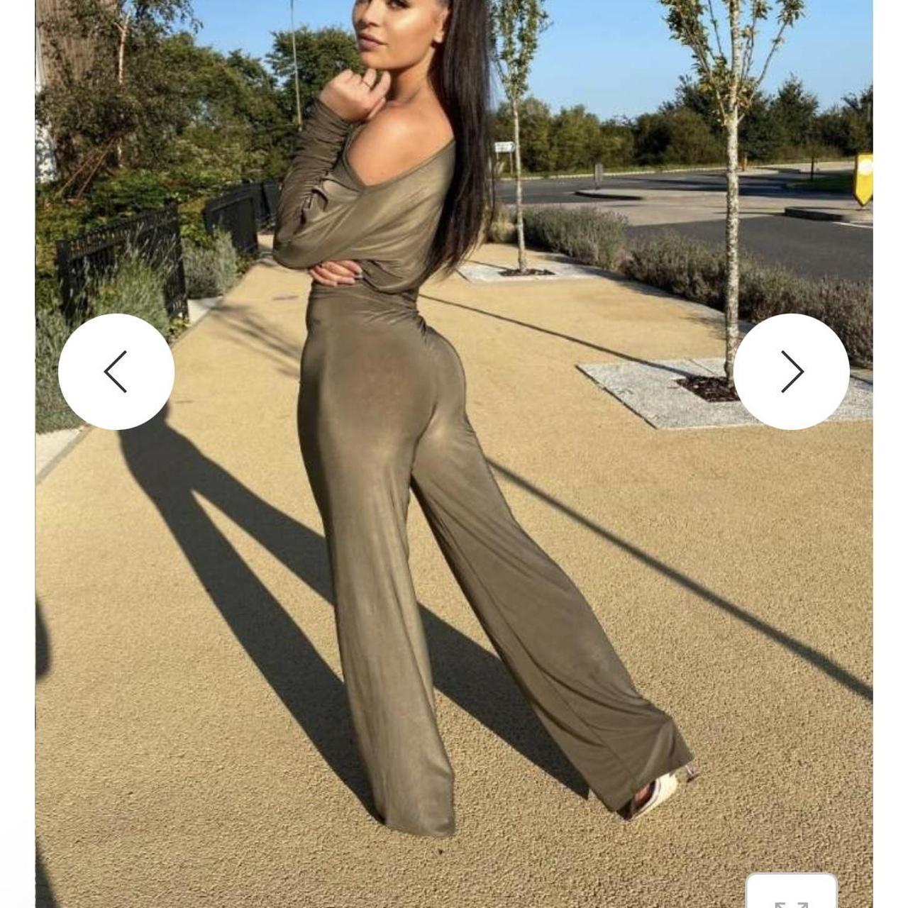 Rene K couture lounge set Olive colour slightly... - Depop