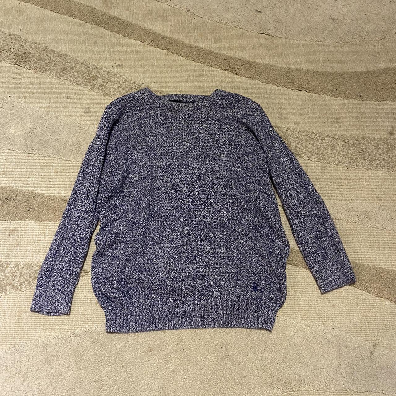 Purple and white knitted jumper - Jack Wills - size... - Depop
