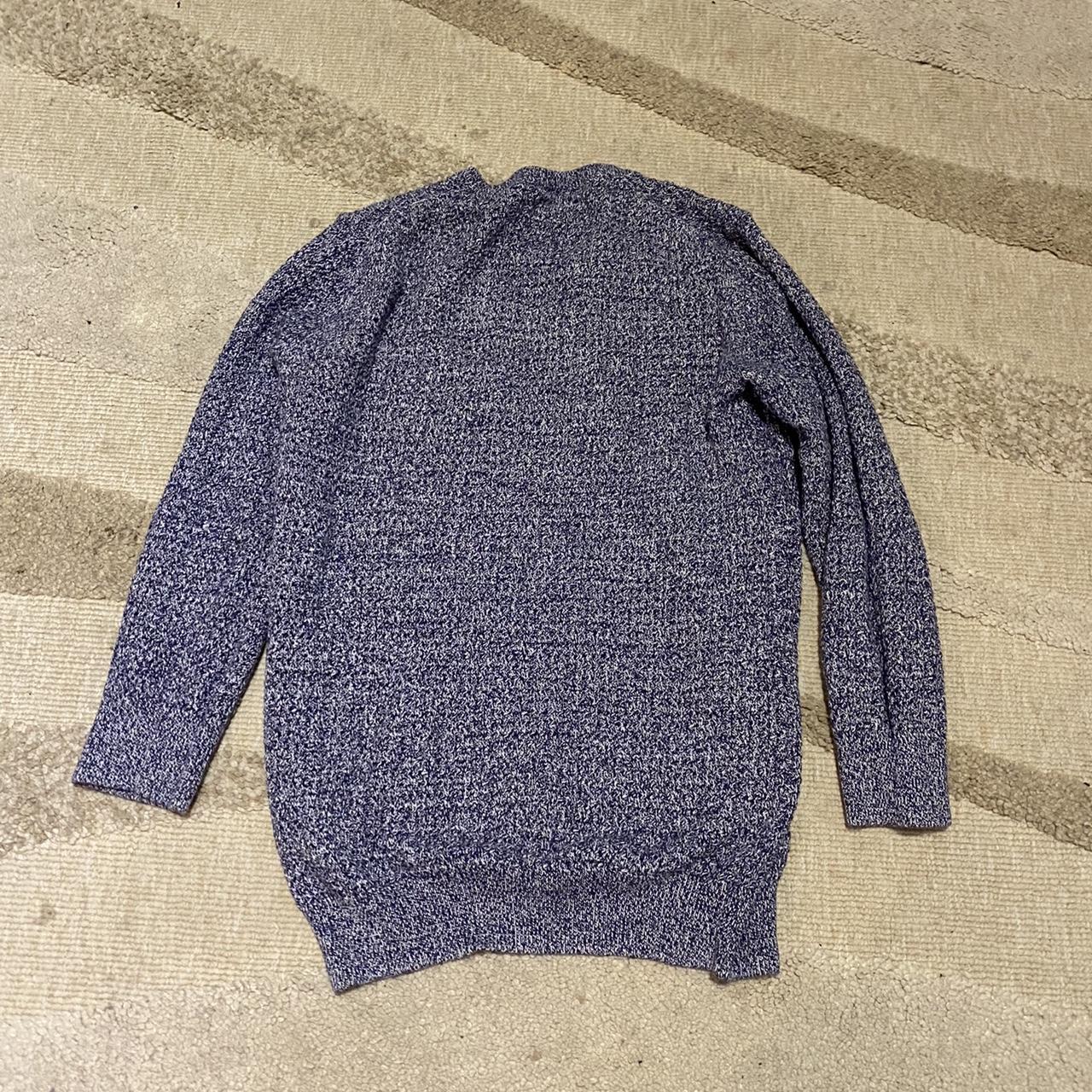 Purple and white knitted jumper - Jack Wills - size... - Depop