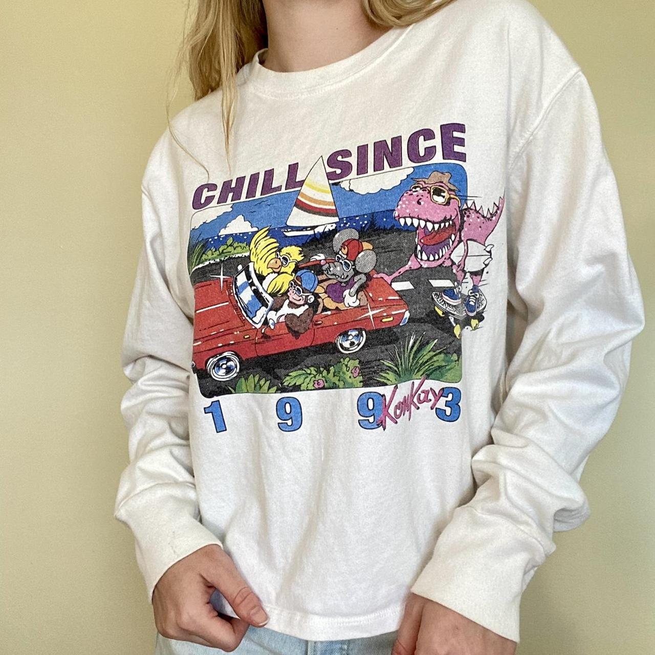 Brandy Melville chill since 1993 dinosaur vintage... - Depop