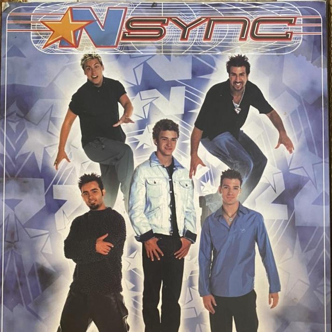 Vintage Y2K Nsync Funky enterprises poster plaque... - Depop