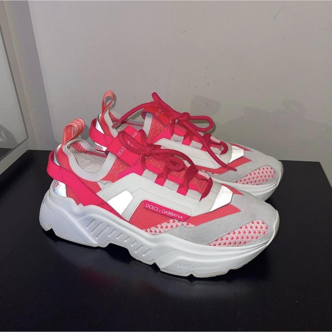 D&G TRAINERS WORN ONCE AS NEW CONDITION SIZE UK... - Depop