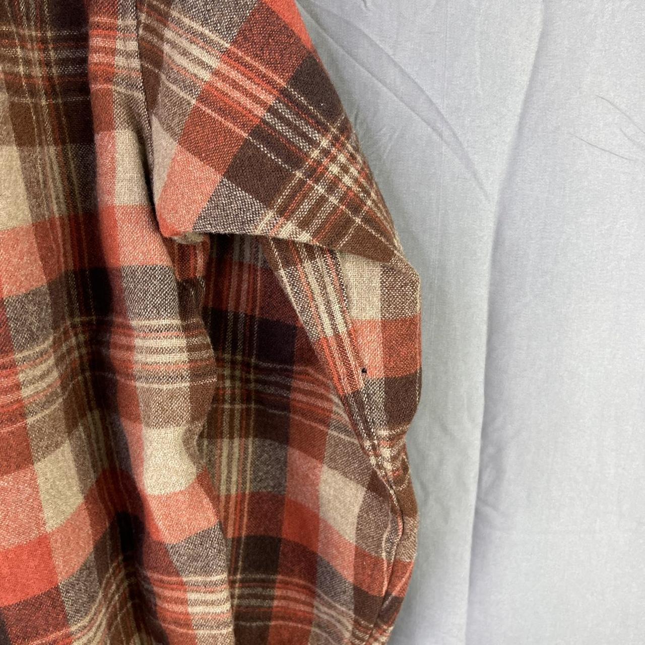 Vintage 70s Pendleton Autumn Color Plaid Flannel... - Depop