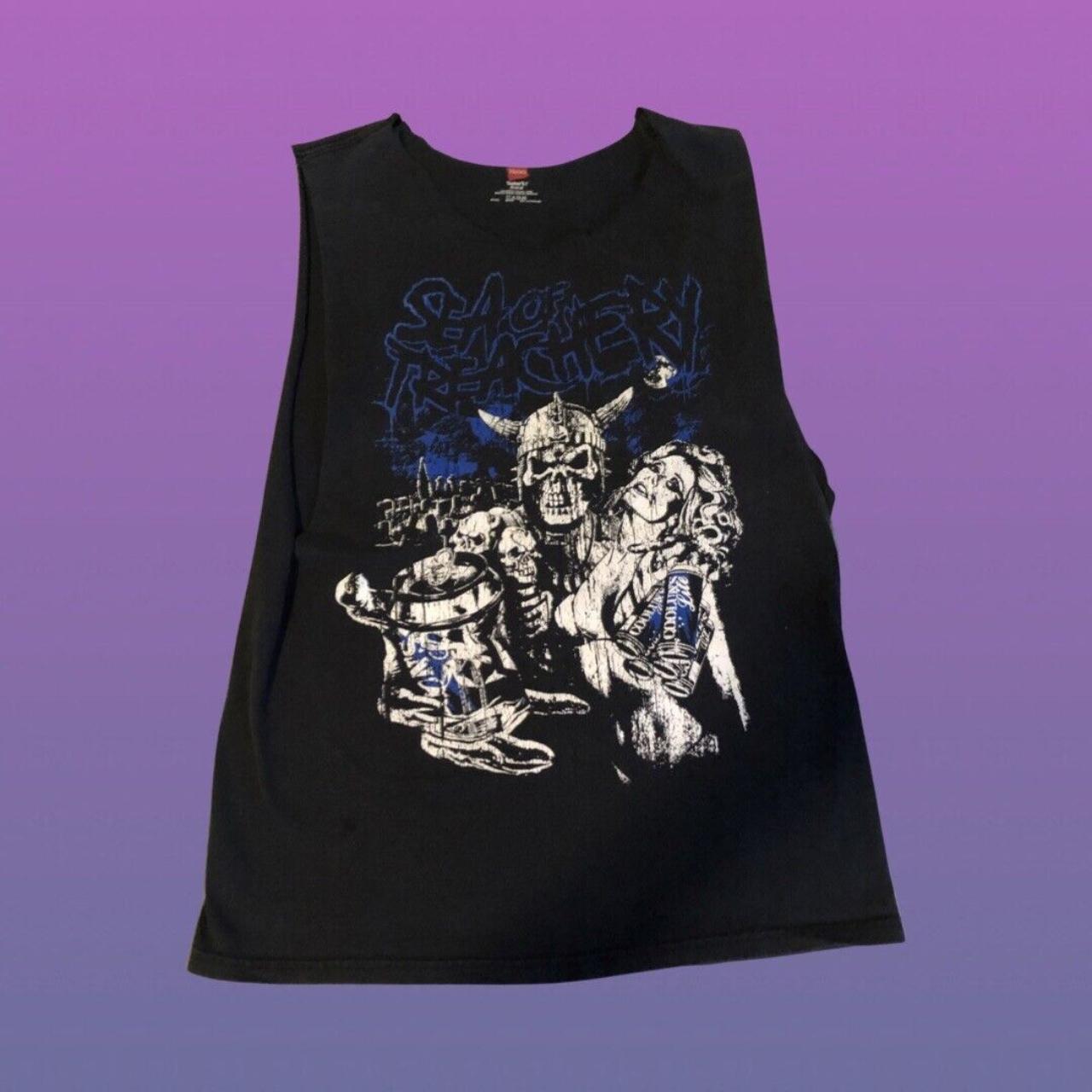 Sea Of Treachery American Metalcore Deathcore Tank... - Depop