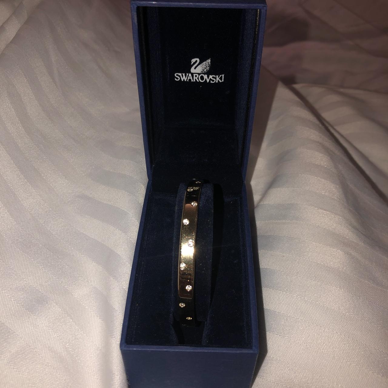 Swarovski bangle with dotted crystals - so... - Depop